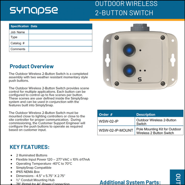 Synapse Sports Networked Lighting Control System - Jademar Lighting