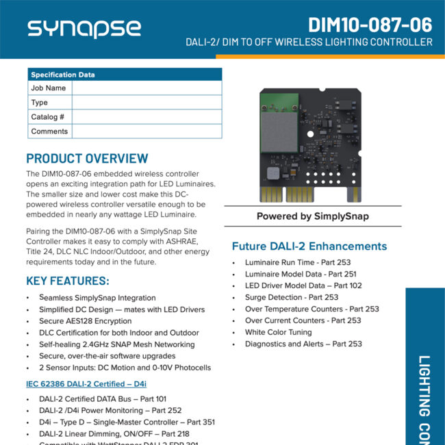Synapse Sports Networked Lighting Control System - Jademar Lighting